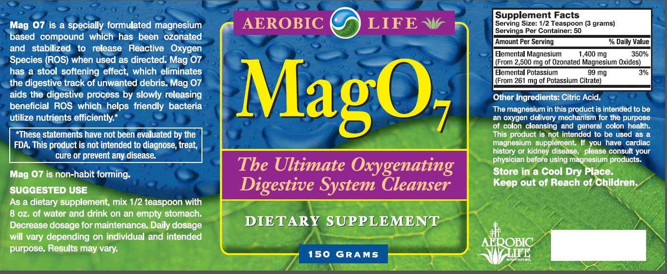Mag 07 Oxygen Colon Cleanse 150g Powder £33.99 from The Finchley Clinic